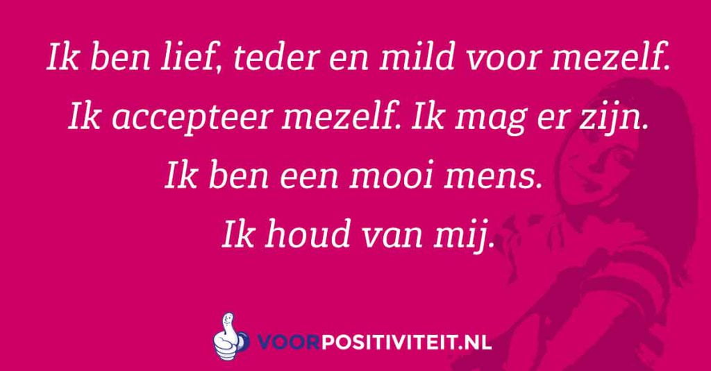 Affirmaties voor zelfliefde en zelfvertrouwen